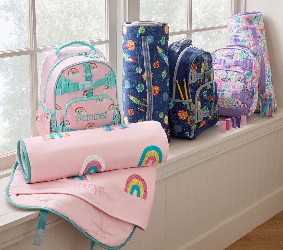 Mackenzie Navy Solar System Glow-in-the-Dark Backpacks | Pottery Barn ...