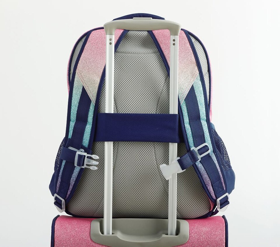 Mackenzie Recycled Rainbow Ombre Sparkle Glitter Backpacks - Pottery ...