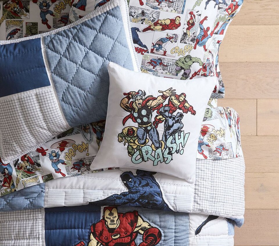 Marvel Heritage Glow-in-the-Dark Sheet Set | Pottery Barn Kids AU