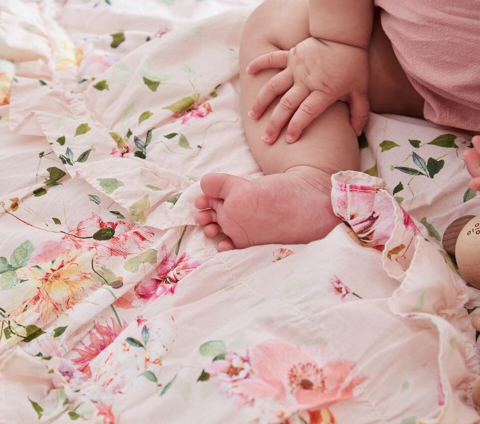 Monique Lhuillier Jolie Baby Bed Linen | Pottery Barn Kids AU