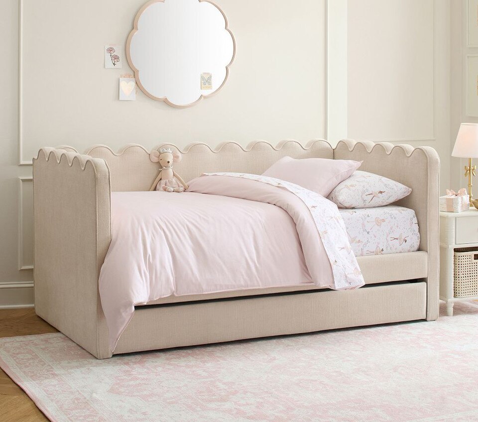 Penny Upholstered Daybed with Trundle | Pottery Barn Kids Australia