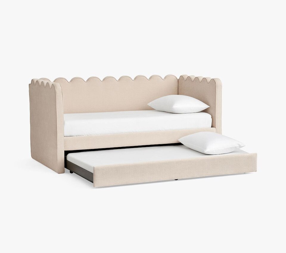 Penny Upholstered Daybed with Trundle | Pottery Barn Kids Australia