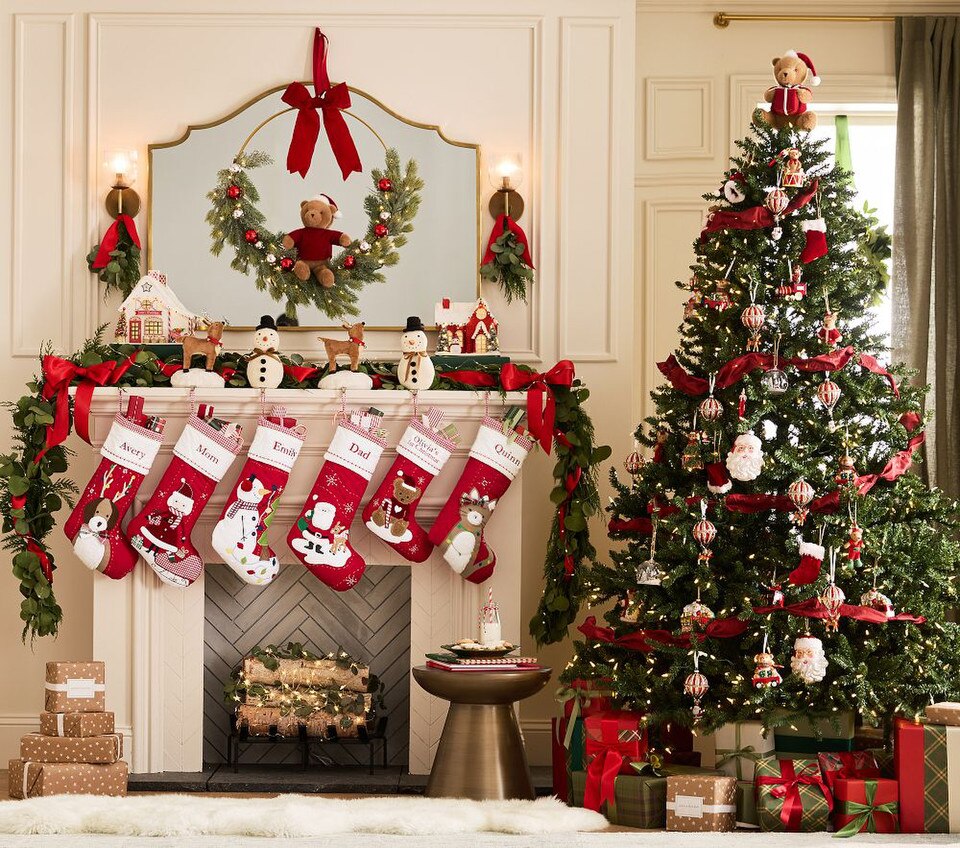 Quilted Christmas Stocking Collection | Pottery Barn Kids Australia