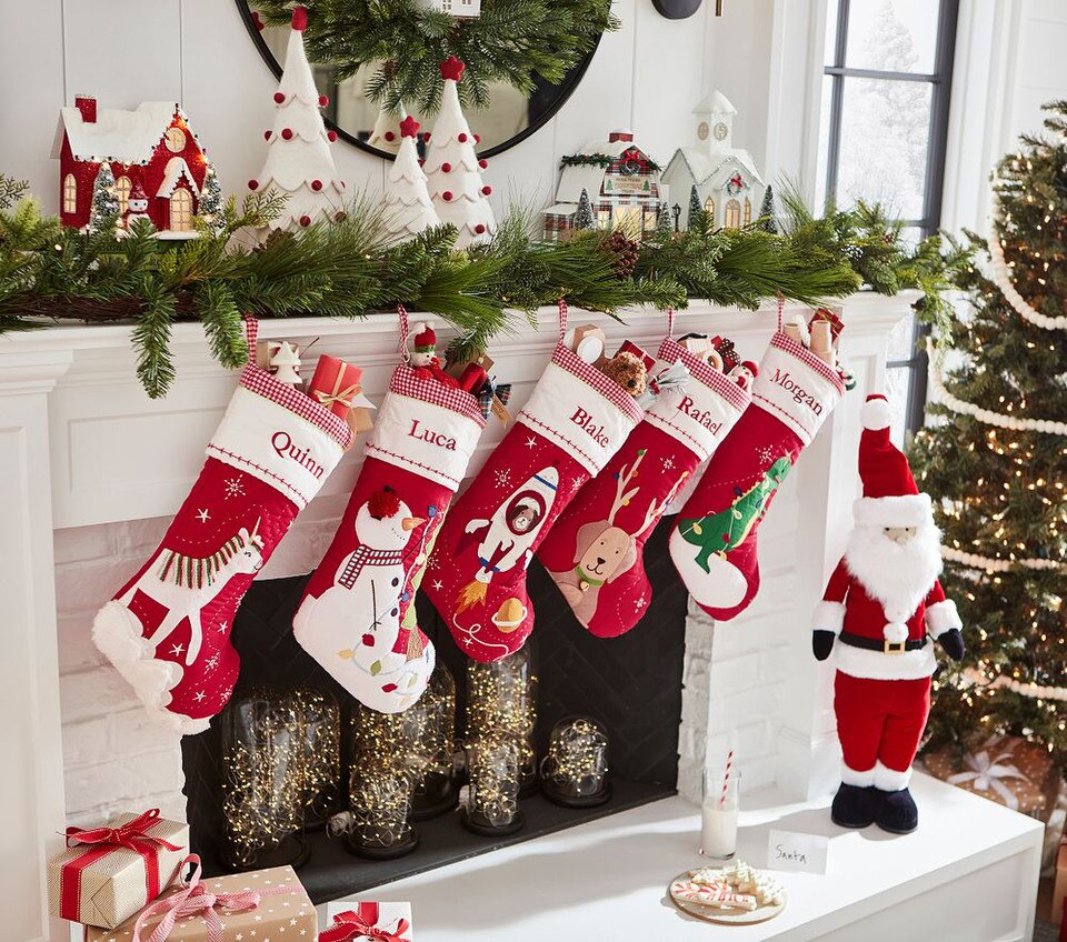 Pottery Barn Quilted Stocking