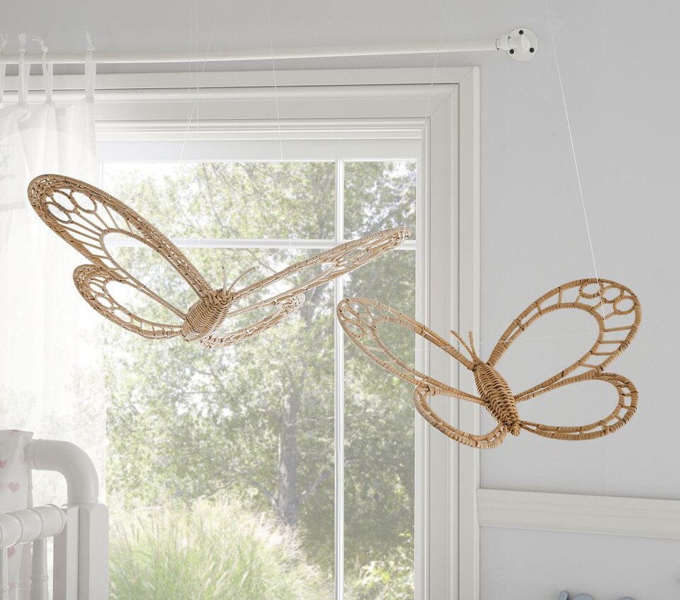 Rattan Butterflies, Set of 2 | Pottery Barn Kids AU