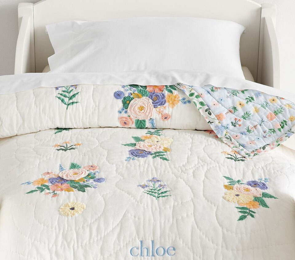 Rifle Paper Co. Garden Party Forest Baby Comforter | Pottery Barn Kids AU