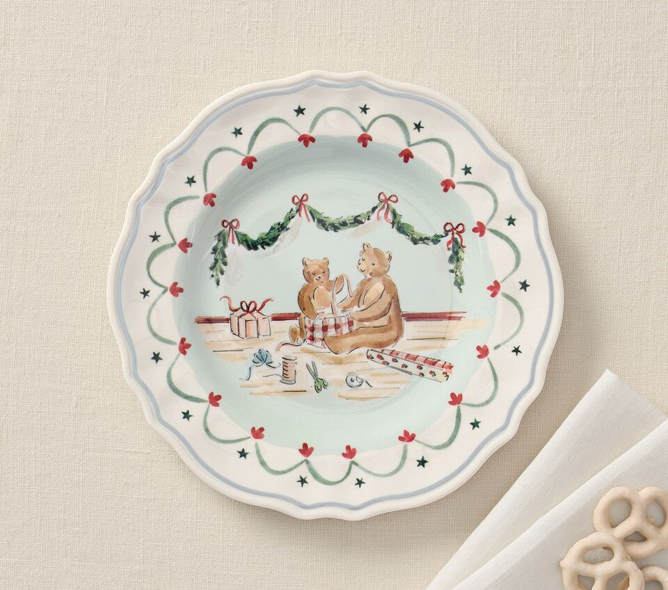 Riley Sheehey Christmas Plate | Pottery Barn Kids Australia
