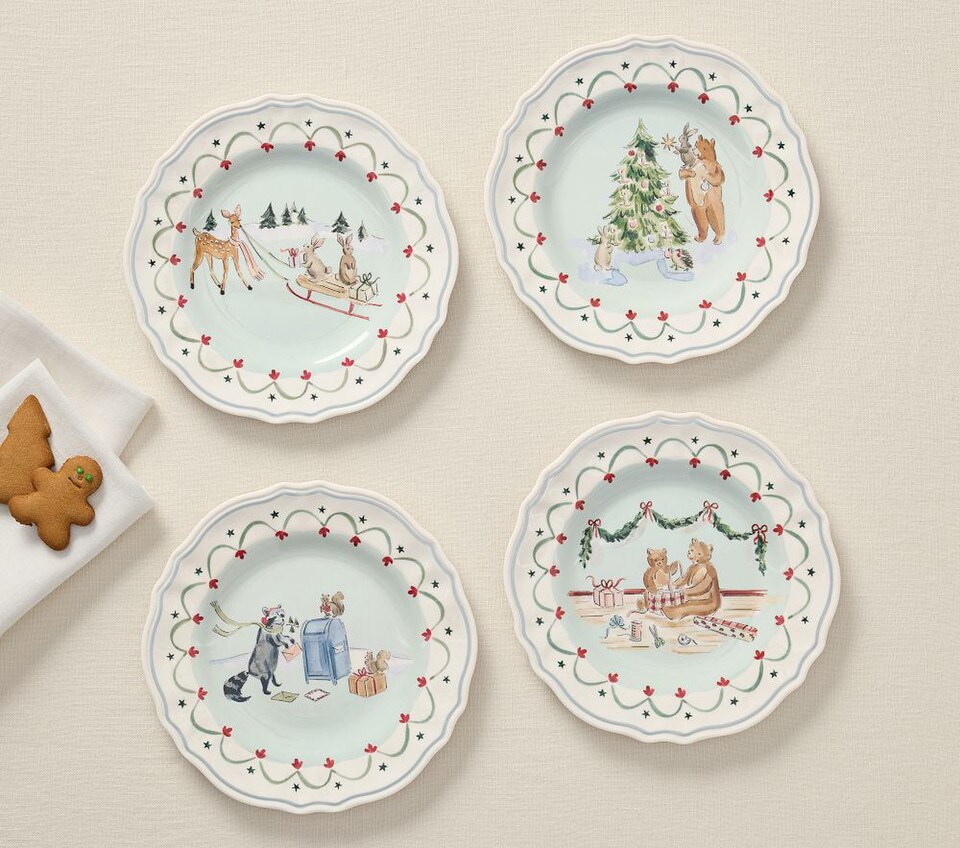 Riley Sheehey Christmas Plate | Pottery Barn Kids Australia
