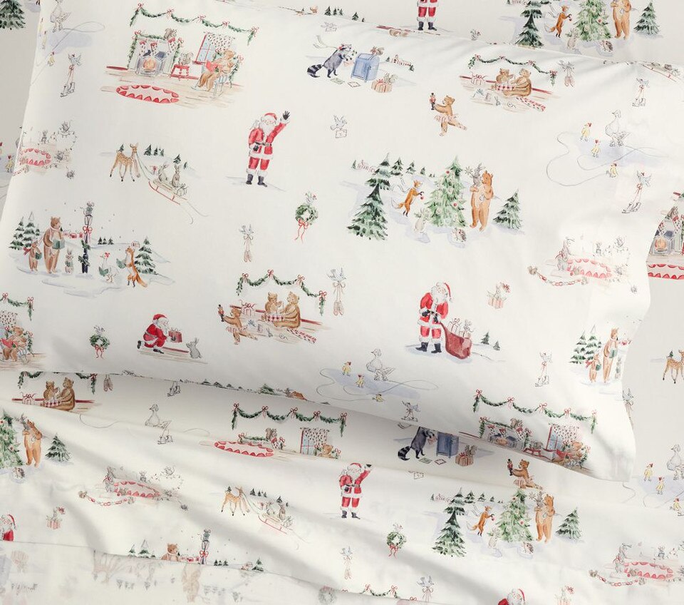 Riley Sheehey Holiday Organic Sheet Set | Pottery Barn Kids Australia