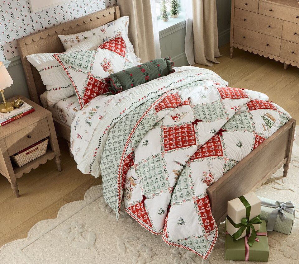 Riley Sheehey Holiday Organic Sheet Set | Pottery Barn Kids Australia