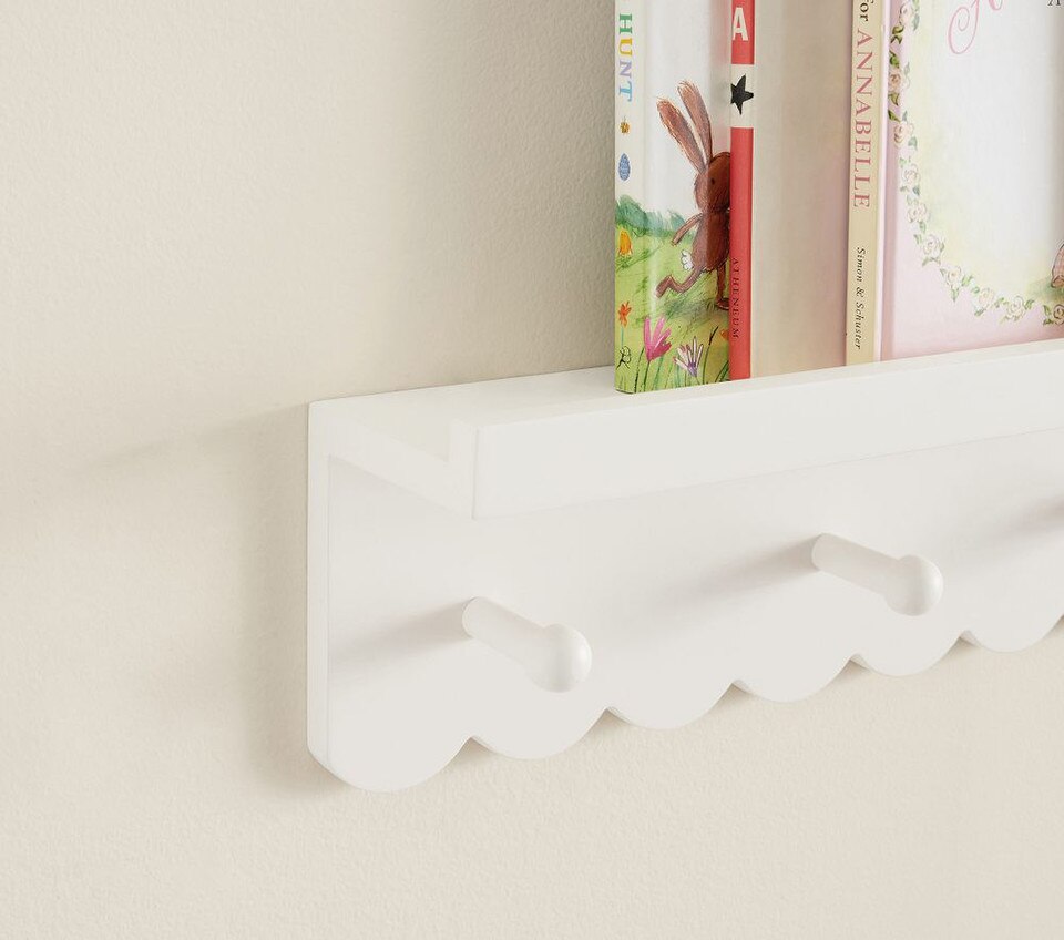 Scalloped Peg Rack | Pottery Barn Kids AU