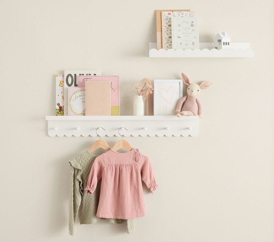 Scalloped Peg Rack | Pottery Barn Kids AU