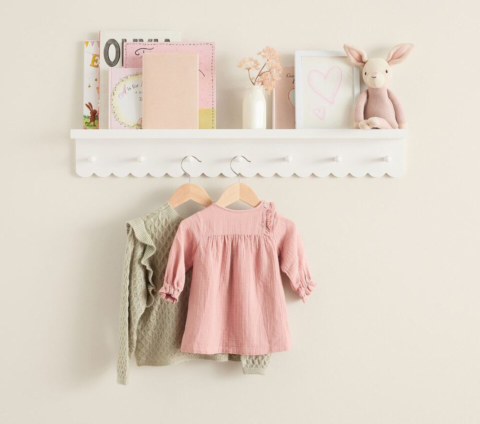 Scalloped Peg Rack | Pottery Barn Kids AU