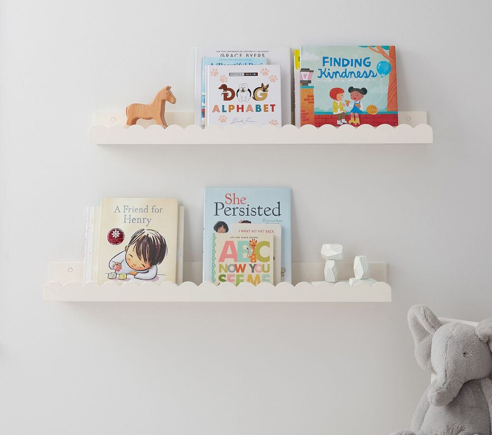 Scalloped Book Ledge | Pottery Barn Kids Australia