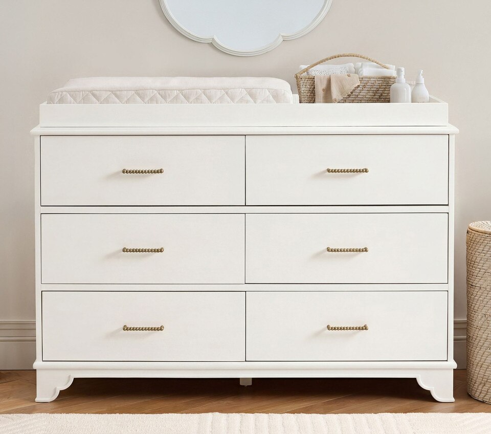 Siena 6-Drawer Changing Table | Pottery Barn Kids Australia