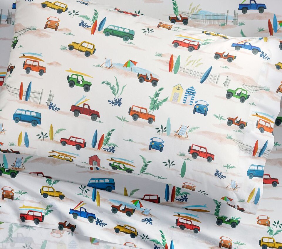 Surf Cars Organic Sheet Set | Pottery Barn Kids AU