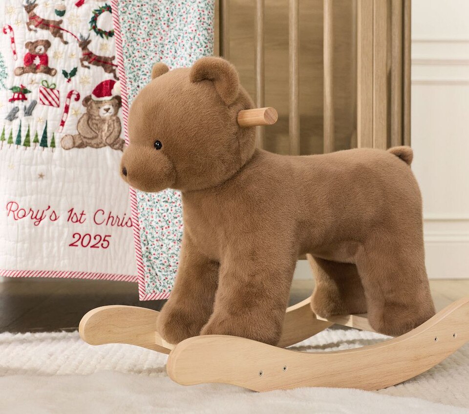 Teddy Bear Plush Rocker | Pottery Barn Kids Australia