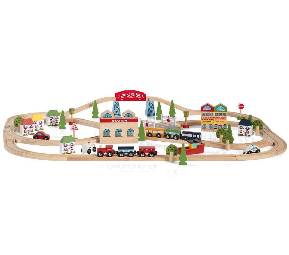 Town and Country Wooden Train Set | Pottery Barn Kids AU