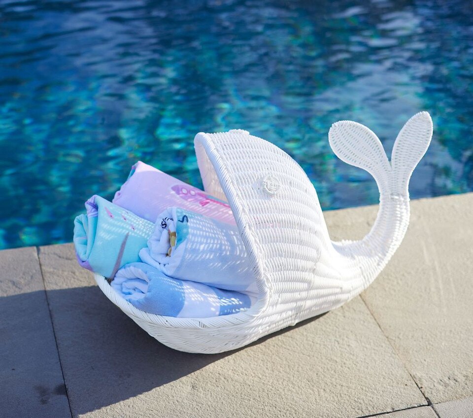 Woven Whale-Shaped Storage | Pottery Barn Kids AU